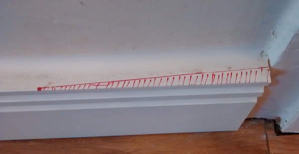 Removing a shallow angle from skirting | DIYnot Forums